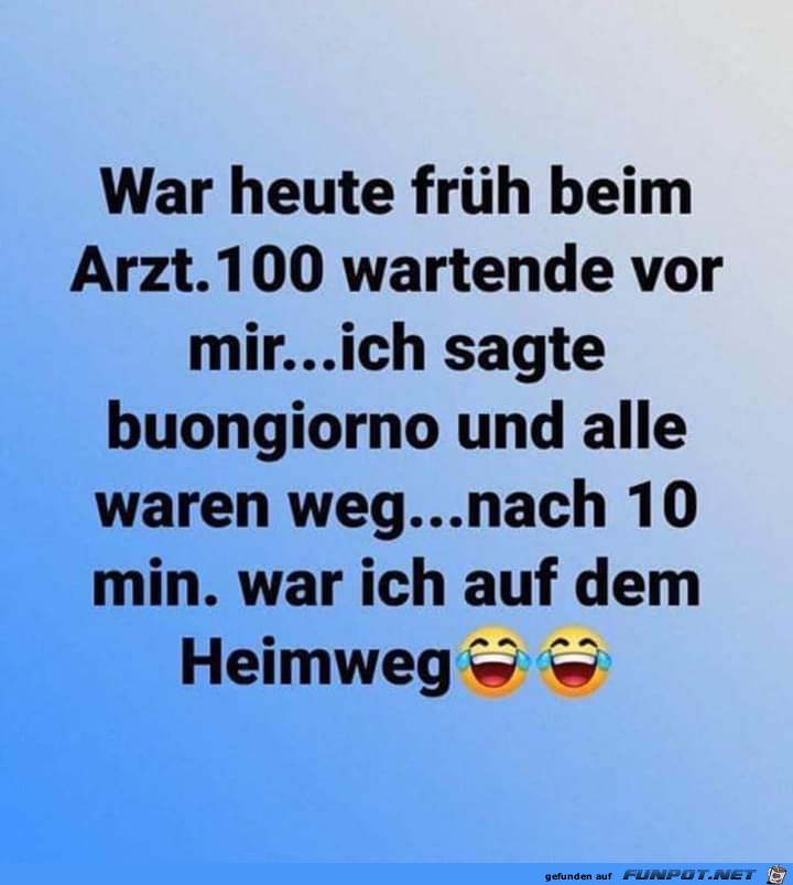 lustiger Spruch: 'So schnell wird man abgefertigt' lustiger Spruch: 'So schnell wird man abgefertigt'
