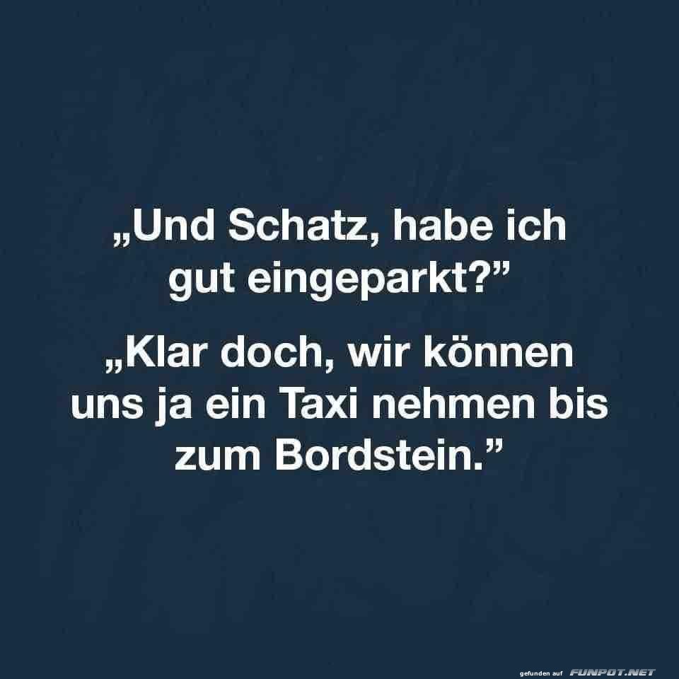 lustiger Spruch: 'Und Schatz'